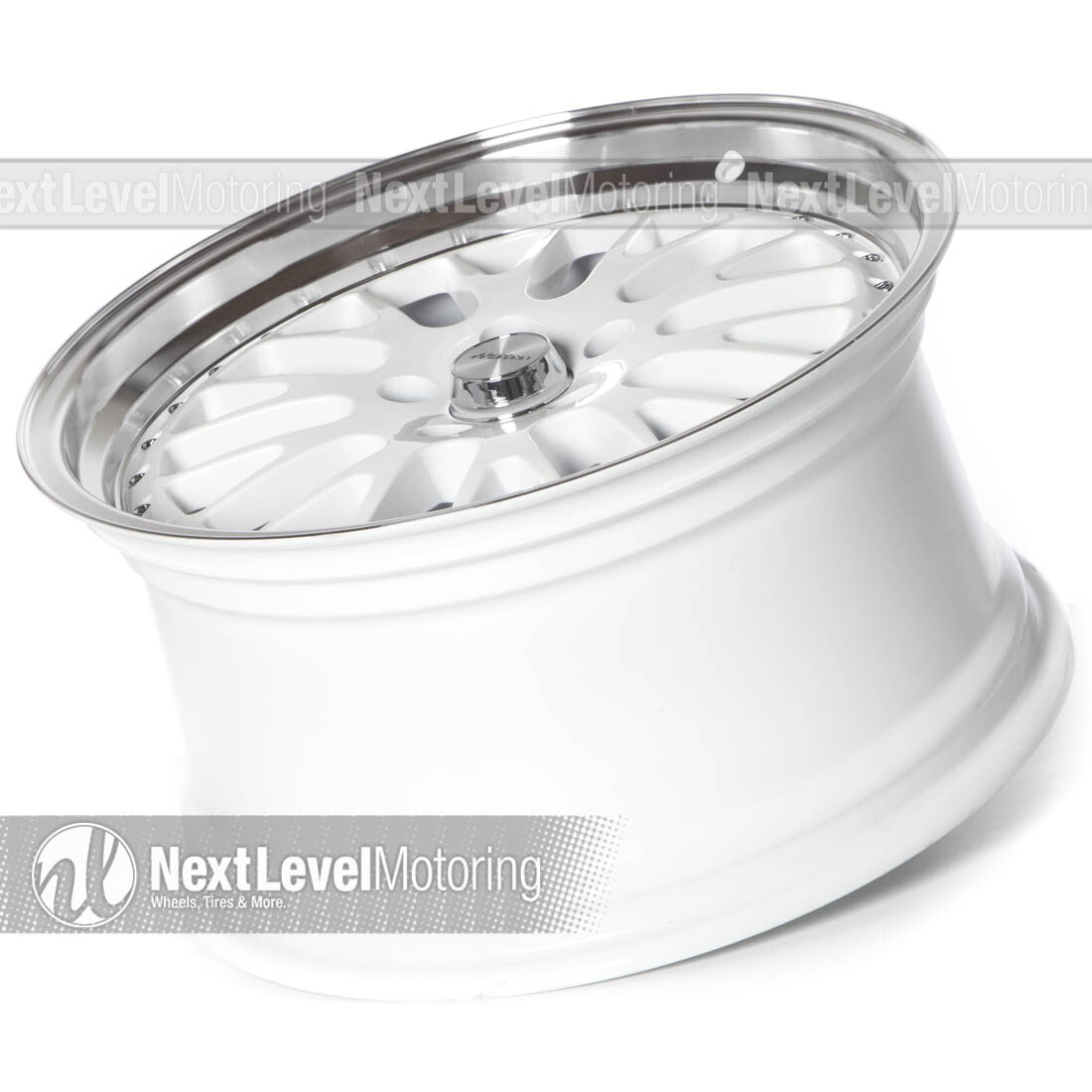 4 CIRCUIT CP21 18X9.5 5X114.3 +35 WHITE WHEELS CLASSIC MESH FITS CIVIC ...