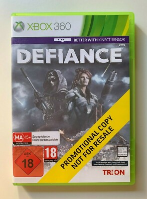 DEFIANCE XBOX 360 PRESS PROMO PROMOTIONAL FULL GAME RARE PAL AUS SELLER ...