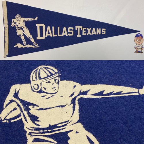 1952 Vintage Dallas Texans Nfl Football Pennant 11x26.5 | eBay