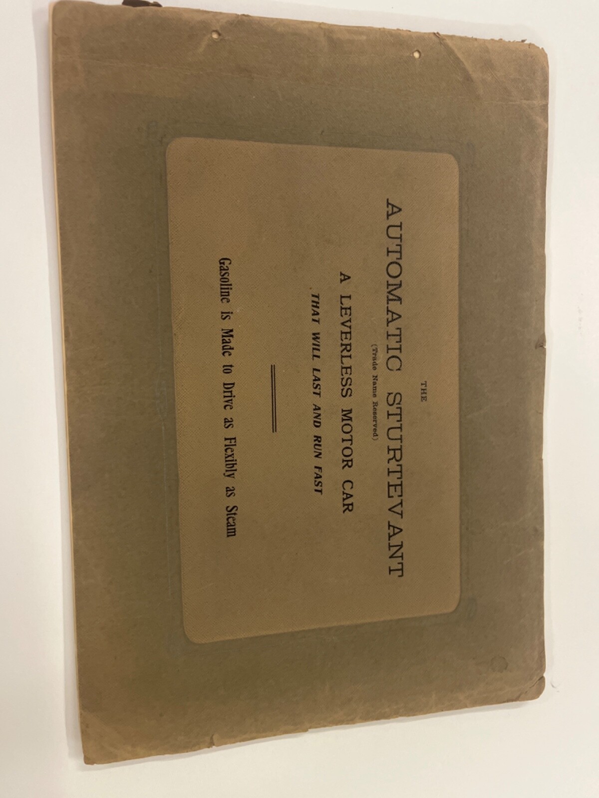 1906 Automatic Sturtevant Car “First Automatic Transmission Car” Sale ...