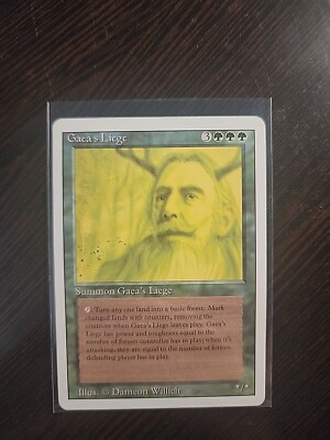 Gaea's Liege Revised Edition MTG Magic the Gathering Regular Rare | eBay