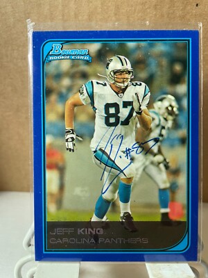 JEFF KING 2006 BOWMAN BLUE ROOKIE CARD #242 /500 AUTOGRAPHED | eBay