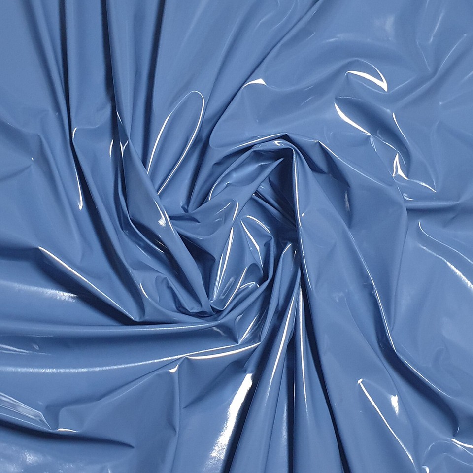 SHINY HIGH GLOSS PVC STRETCH RUBBER VINYL PLEATHER GOTH FETISH CLOTH ...