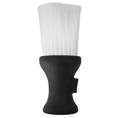 White Black Plastic Hair Salon Neck Duster Refillable Powder Brush | eBay
