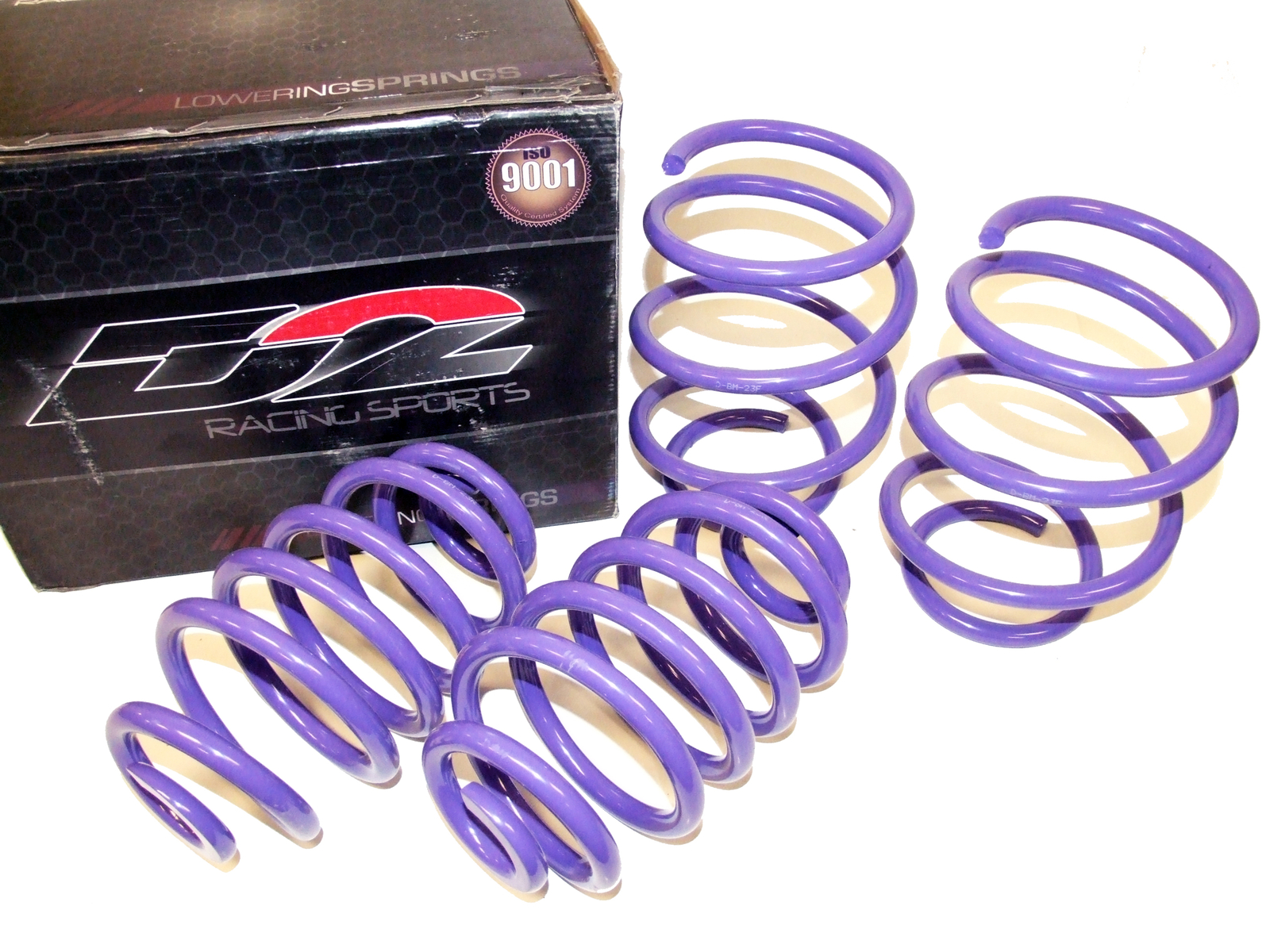 D2 Racing Lowering Springs for 06-11 BMW E90 E92 328 335 RWD [1.0"F/0.9 ...