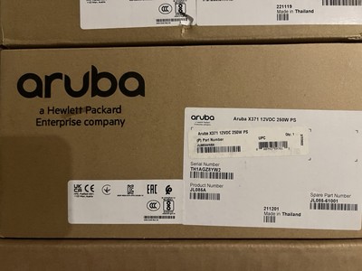 Aruba Power Supply X372 54VDC 1600W 110-240VAC JL670A | eBay
