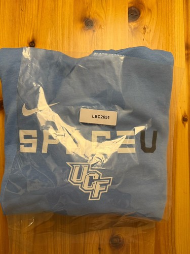 UCF Knights Football Team Issued SPACE U Stacked Logo Nike Hoodie Size ...
