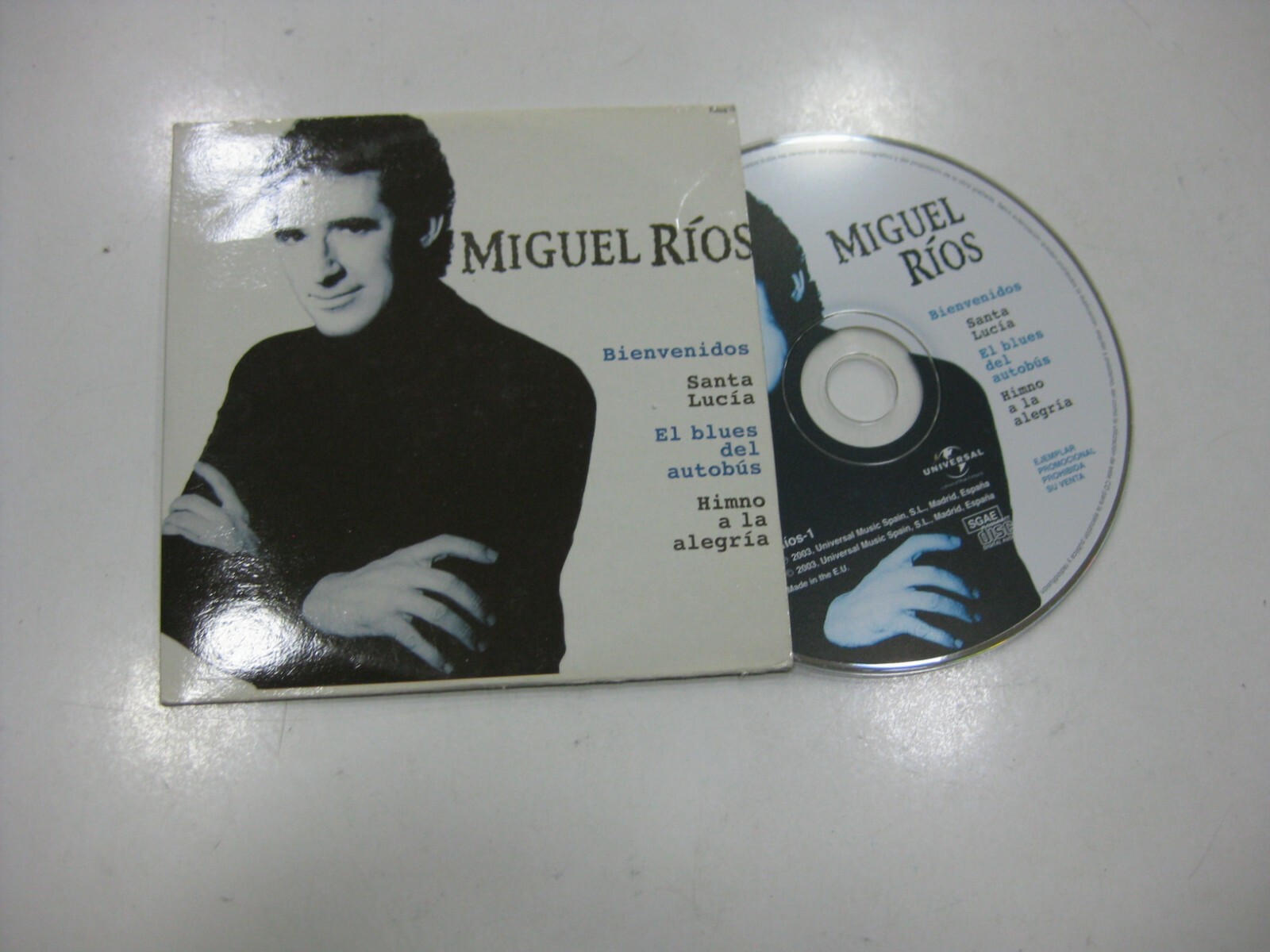 MIGUEL RIOS CD SINGLE EUROPE BIENVENIDOS 2003 PROMO | eBay
