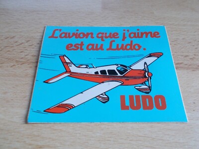 Sticker PLANE MODEL Que J'Aime Is To Ludo - Ludo | eBay