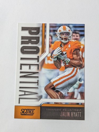 2023 Panini Score Jalin Hyatt Rookie PROTENTIAL INSERT Tennessee #15 RC ...