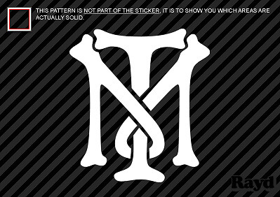 (2x) Tony Montana Monogram Sticker Decal Die Cut vinyl scarface | eBay