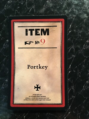 Clue HARRY POTTER Item #9 PORTKEY HELP CARD 2016 GAME REPLACEMENT PIECE ...