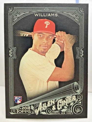 Nick Williams 2018 Topps Allen & Ginter X Short Print SP #313 RC ...