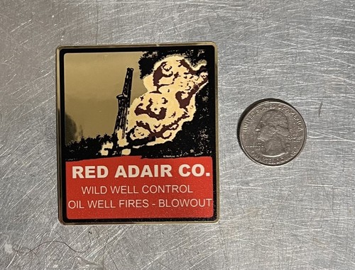Red Adair Oil Well Blowouts Firefighting Hard Hat Sticker - 2-1/4” X 2 ...