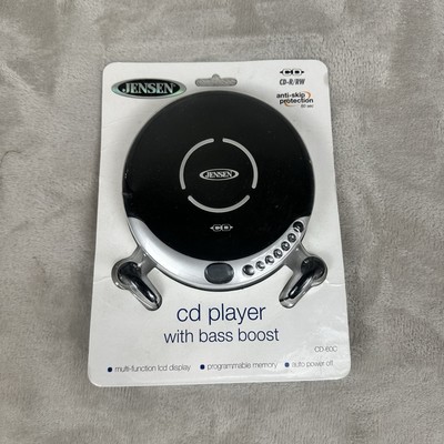 Jensen CD-60C Portable CD Player Bass Boost Anti-Skip Protection Open ...