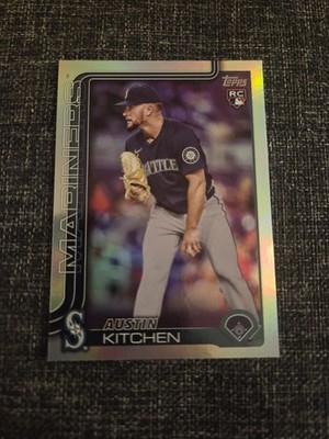 2025 Topps Update #US320 Austin Kitchen Rainbow Foil Mariners | eBay