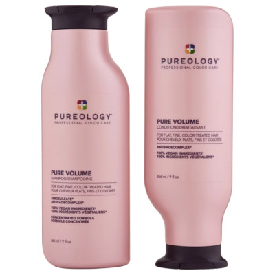 Pureology Pure Volume Shampoo and Conditioner Duo Set 9oz *AUTHENTIC ...