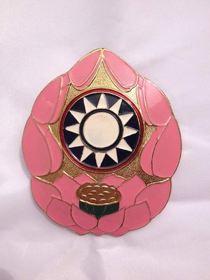 WW2 China KMT Kuomingtang Army Type 46 Field Cap Insignia Badge - CN009 ...