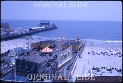 mp 1962 Original 35mm Slide ATLANTIC CITY Birdseye View STEEL PIER ...