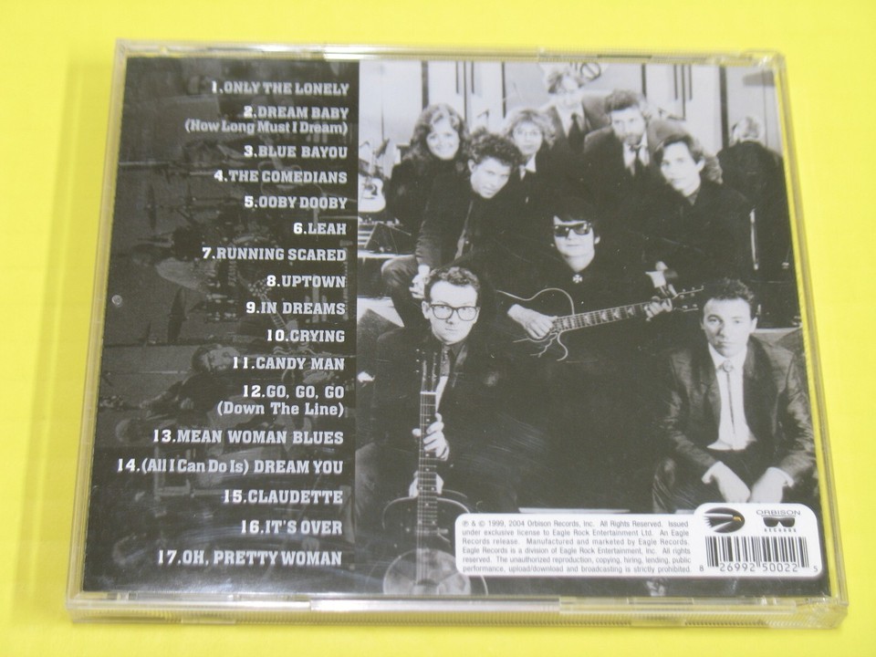 Roy Orbison - Black & White Night -Rock CD w/Tom Waits Springsteen ...