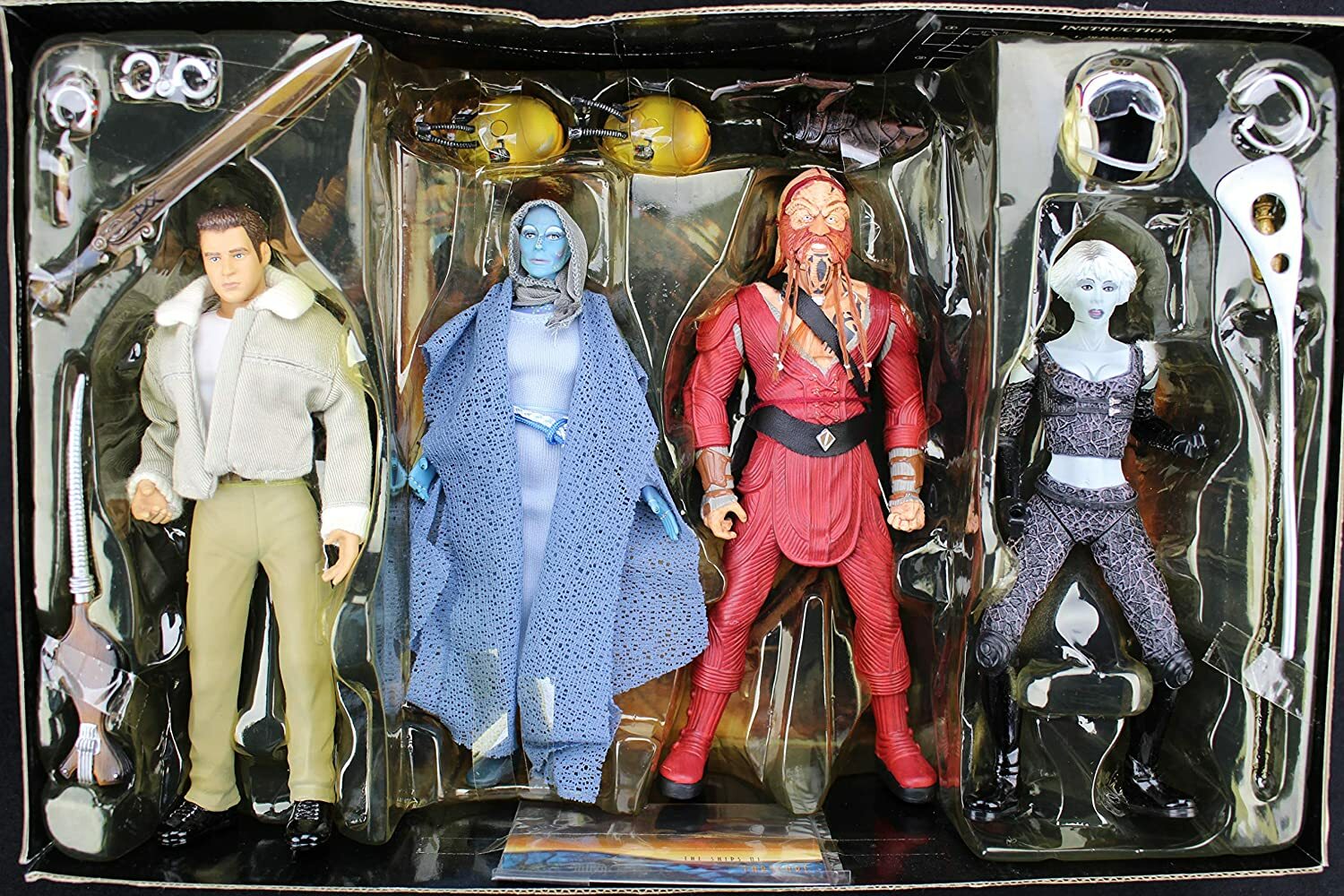 sealed Farscape 4 Figure Set Featuring Crichton, Zhaan D'argo & Chiana ...