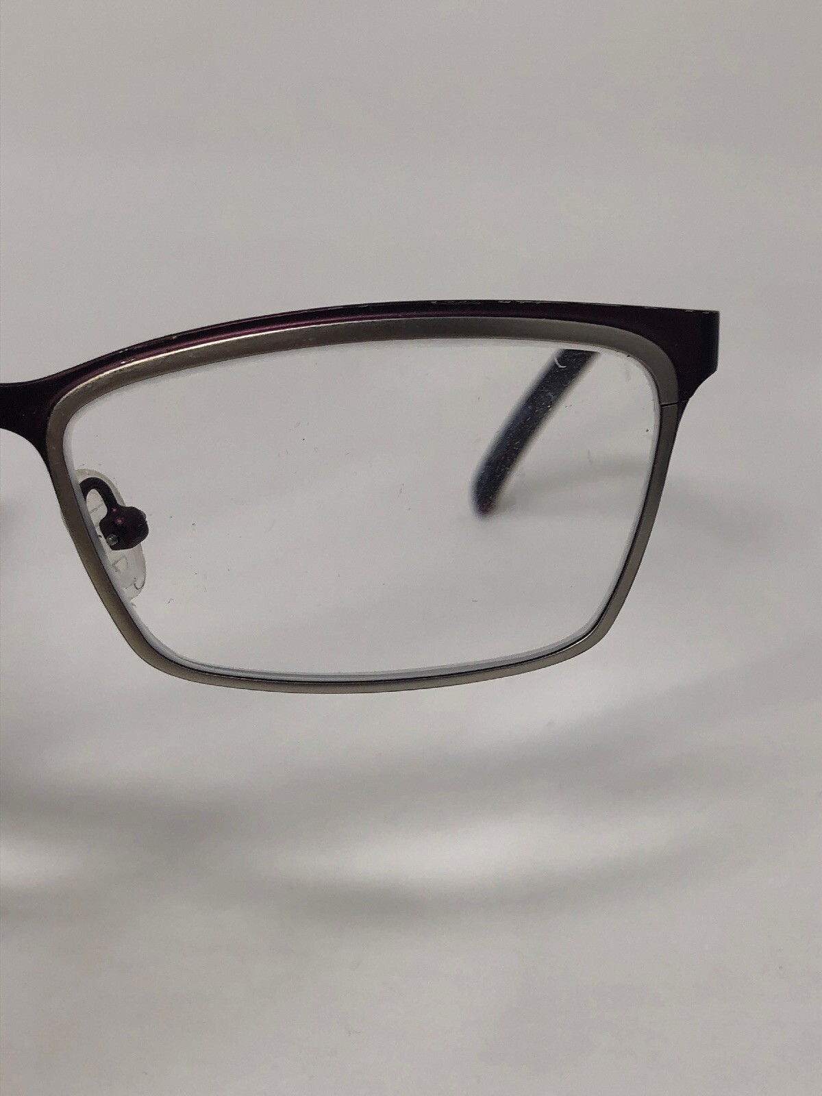 LTEDE MOD.1068 Eyeglasses Frame Womens 54-17-135 Burgundy/Silver Matte ...