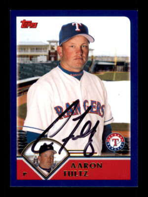 2003 Topps - Aaron Fultz - On Card Autograph | eBay