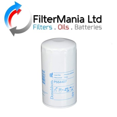 DONALDSON ENGINE OIL FILTER P554407 (REPLACES Perkins 2654407, JCB 02/ ...