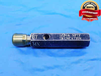 1/2 14 NPTF 6 STEP PIPE THREAD PLUG GAGE .5 .50 .500 .5000 N.P.T.F ...