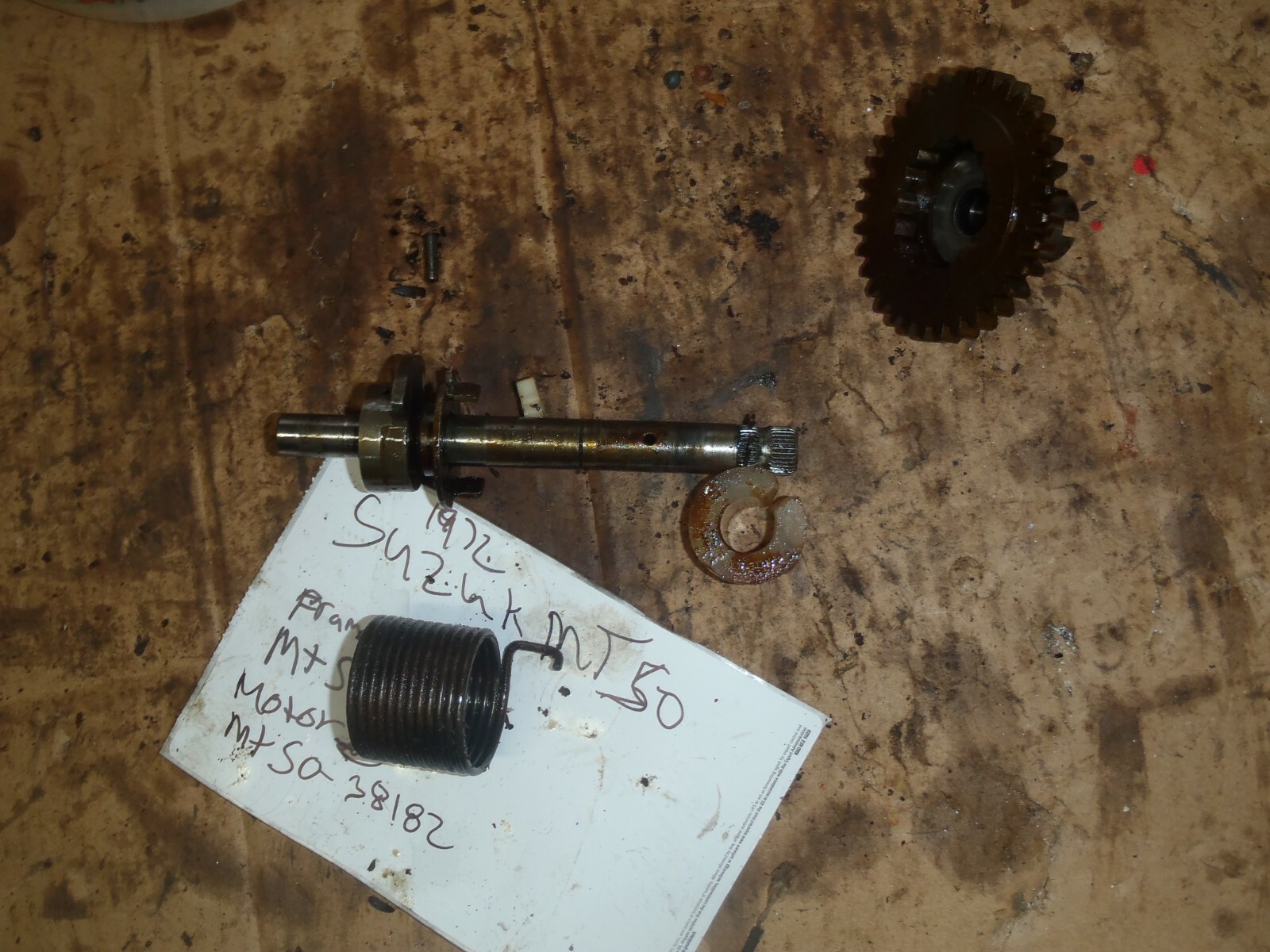 Suzuki MT50 MT 50 trail hopper Kick Start Kick Starter Shaft | eBay