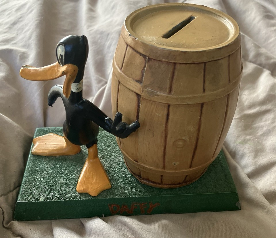 Disney 1940S Daffy Duck Piggy Bank Cast-Iron | eBay