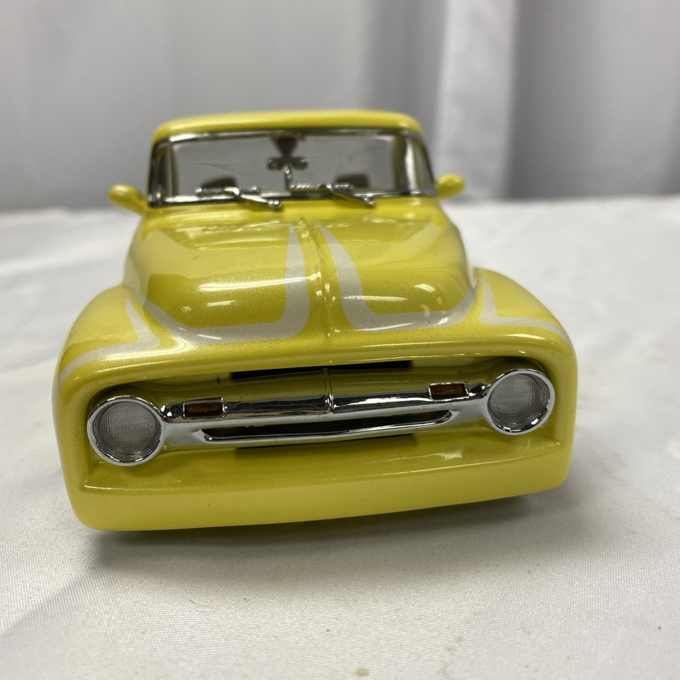 Danbury Mint 1956 Ford F-100 Street Machine Pickup Truck 1:24 Yellow No ...