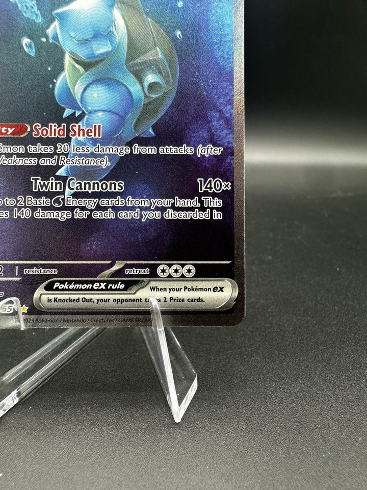Blastoise EX 200/165 SIR Sv: Scarlet & Violet 151 Holo Pokemon Card TCG ...