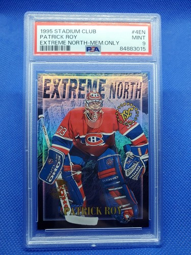 1995 Stadium Club PATRICK ROY PSA 9 Members Only card MONTREAL ...