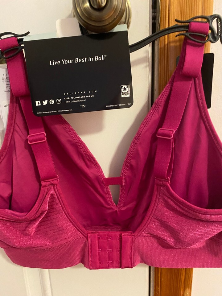 BRAND NEW WOMEN'S SIZE XL BALI BEAUTIFULLY YOU WIRELESS KEYHOLE BRA | eBay