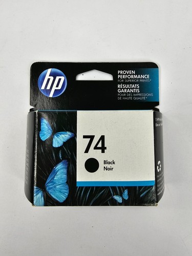 HEWLET PACKARD HP 74 BLACK INK CARTRIDGE NEW IN BOX EXPIRATION 9/2016 ...