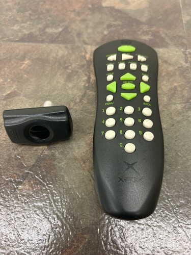 ORIGINAL XBOX REMOTE W/ DONGLE MISSING BATTERY COVER (WBP004556 ...