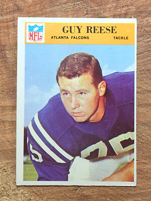 1966 Philadelphia Football Guy Reese #9 VG-EX Atlanta Falcons | eBay