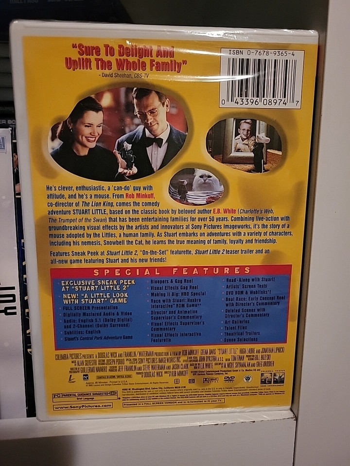Stuart Little Deluxe Edition (DVD, 1999) PG 43396089747 | eBay