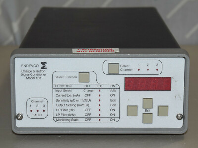 Endevco Charge & Isotron Signal Conditioner Model 133 3 Channel ...
