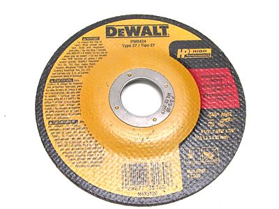 (2) DeWALT 4-1/2" x .045" x 7/8" HP METAL / STAINLESS CUT-OFF WHEELS ...