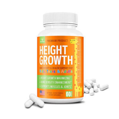 Height Enhancer Growth enhancement To Be Taller Vitamin D & Calcium ...