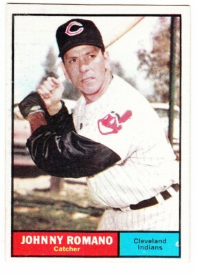 1961 TOPPS #5 JOHNNY ROMANO Cleveland Indians Baseball Card | eBay