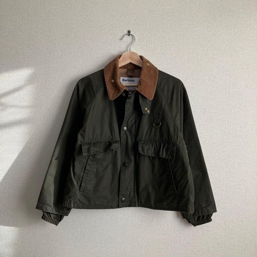 Barbour MARGARET HOWELL Oil Jacket Spey Short Length Silver Zip S ...