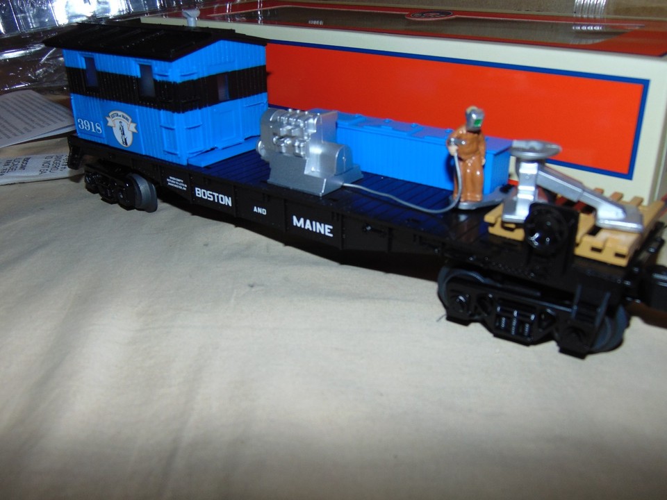 LIONEL O 58044 BOSTON & MAINE WELDING CAR + BOX | eBay