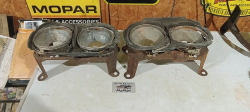 Mopar 1970 Dodge Coronet Super Bee Headlight Buckets 340 318 383 440 ...