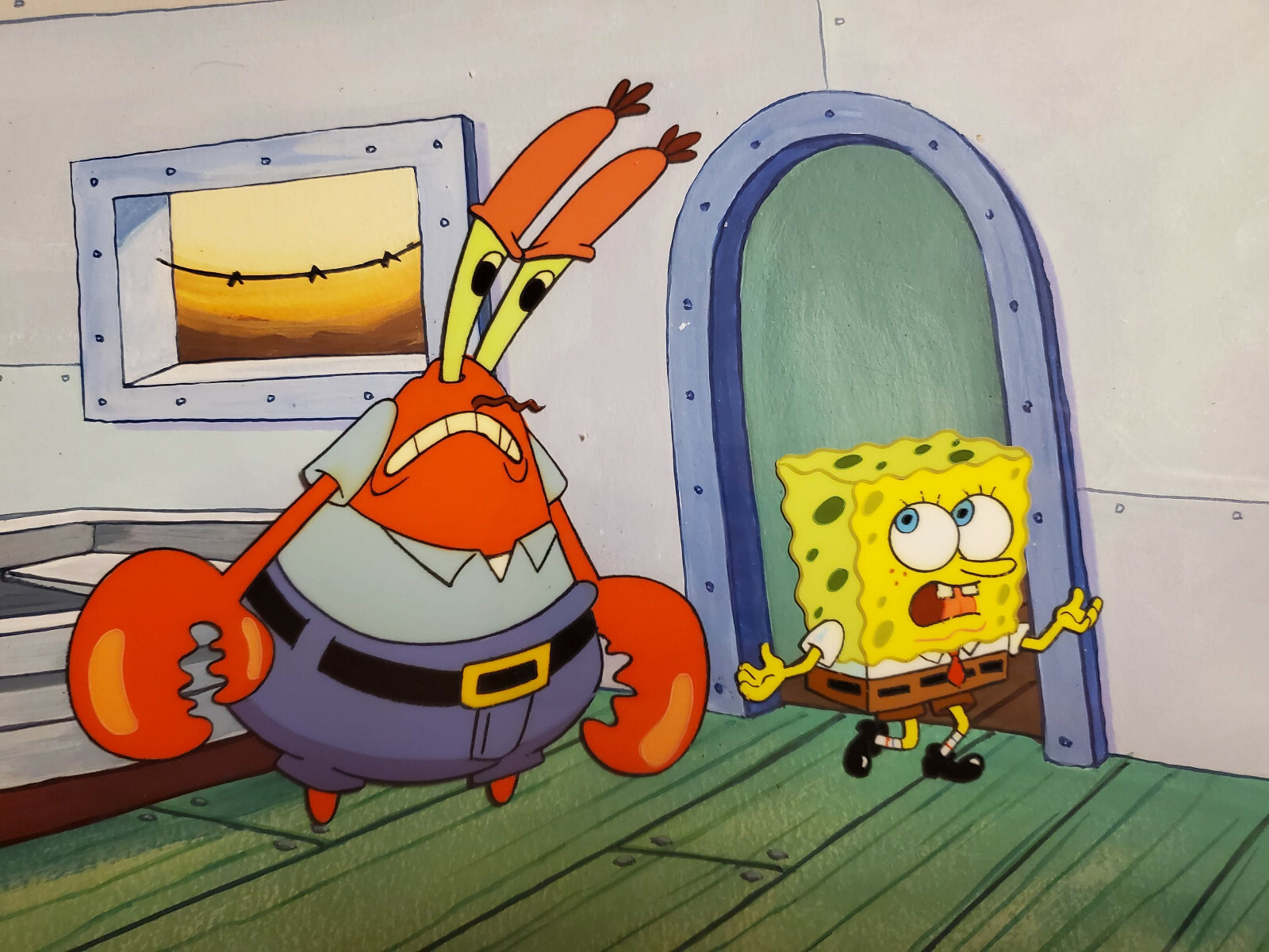 Spongebob Blank Time Card Background