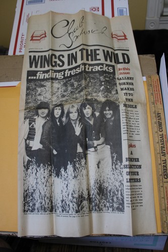 1978 Paul McCartney Club Sandwich Magazine Wings In The Wind Fresh ...