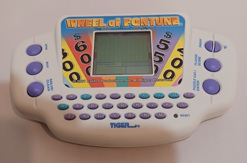Tiger Electronic Hand-Held Wheel Of Fortune Game 2001 Works Used | eBay