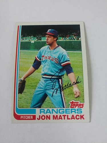 1982 Topps Baseball Jon Matlack . Texas Rangers #239 | eBay